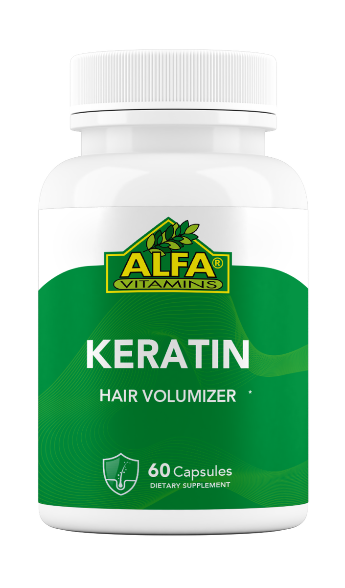 KERATIN - 60 Capsules – Alfa Vitamins Labs